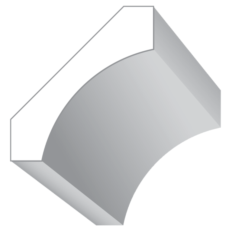 2-1/4" Cove Moulding - Southern Lumber and Millwork Corp